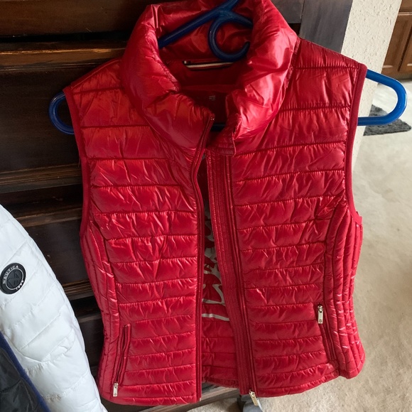 Jackets & Coats | Red Puffer Vest | Poshmark